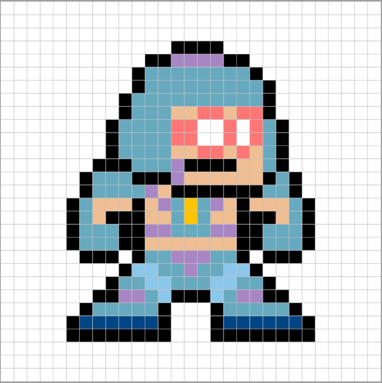 Patrones Hama Beads He-man Orko 【 Pixel Real