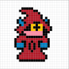 Patrones Hama Beads He-man Orko 【 Pixel Real